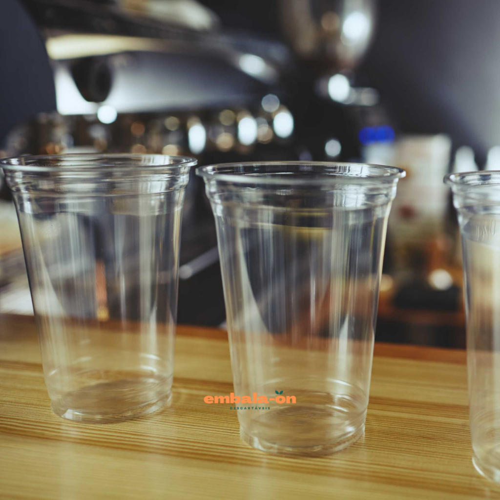 Copo Descartável 300ml Liso Transparente 1000 unidades | Shopee Brasil