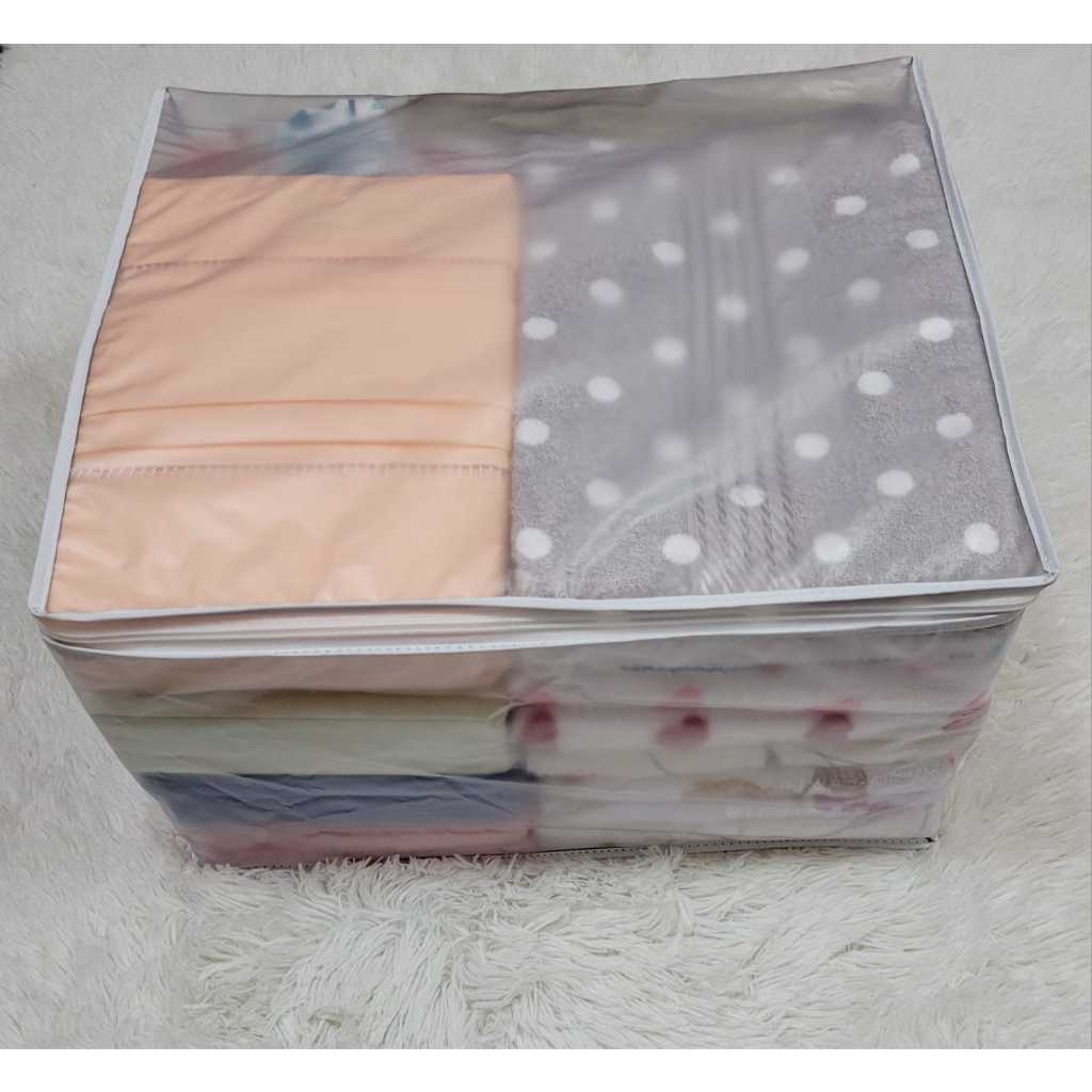 Kit 10 Organizador Multiuso/Saco Embalagem Com Zíper PVC Sarja (G ...