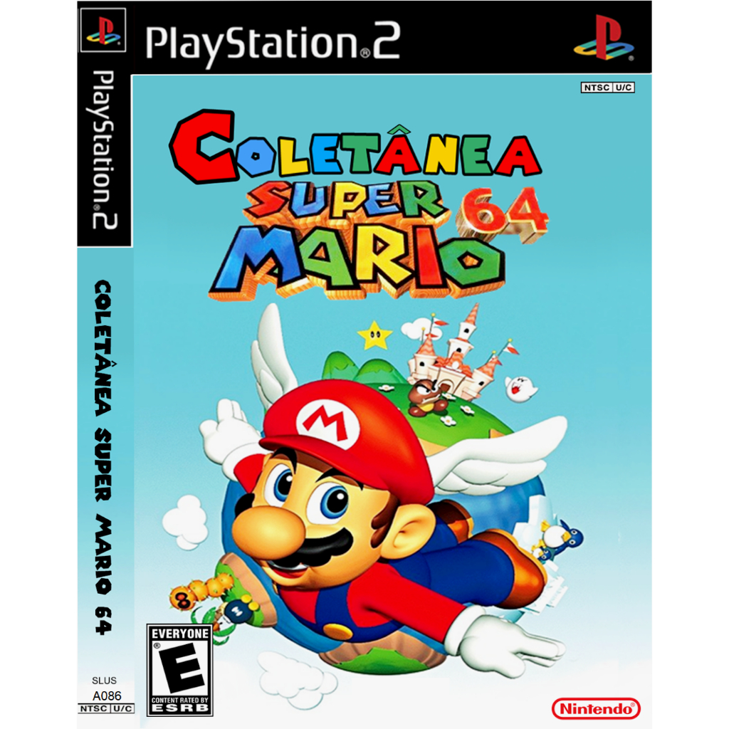 Mario 64 BR Legendado - Ps2 Jogo PlayStation 2 Game – (patch) - A086 ...