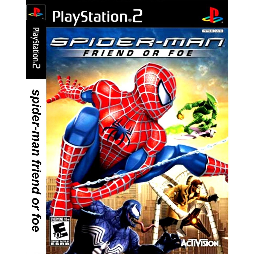 Spider Man Friend Or Foe - Ps2 Jogo PlayStation 2 Game – (patch) - A013 ...
