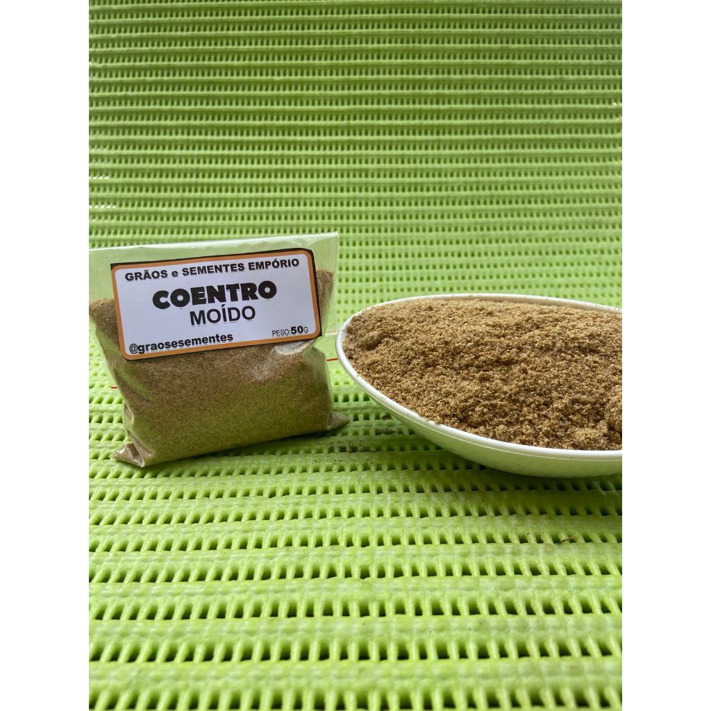 COENTRO MOÍDO - PRODUTOS NATURAIS - 50G - SEM CONSERVANTES | Shopee Brasil
