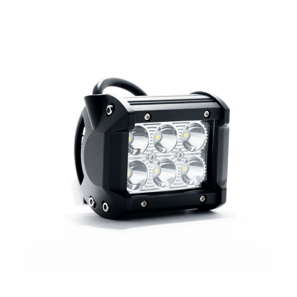 Farol De Milha Barra Led Auxiliar 18w 9v-36v 4x4 Off Road Universal | Shopee Brasil