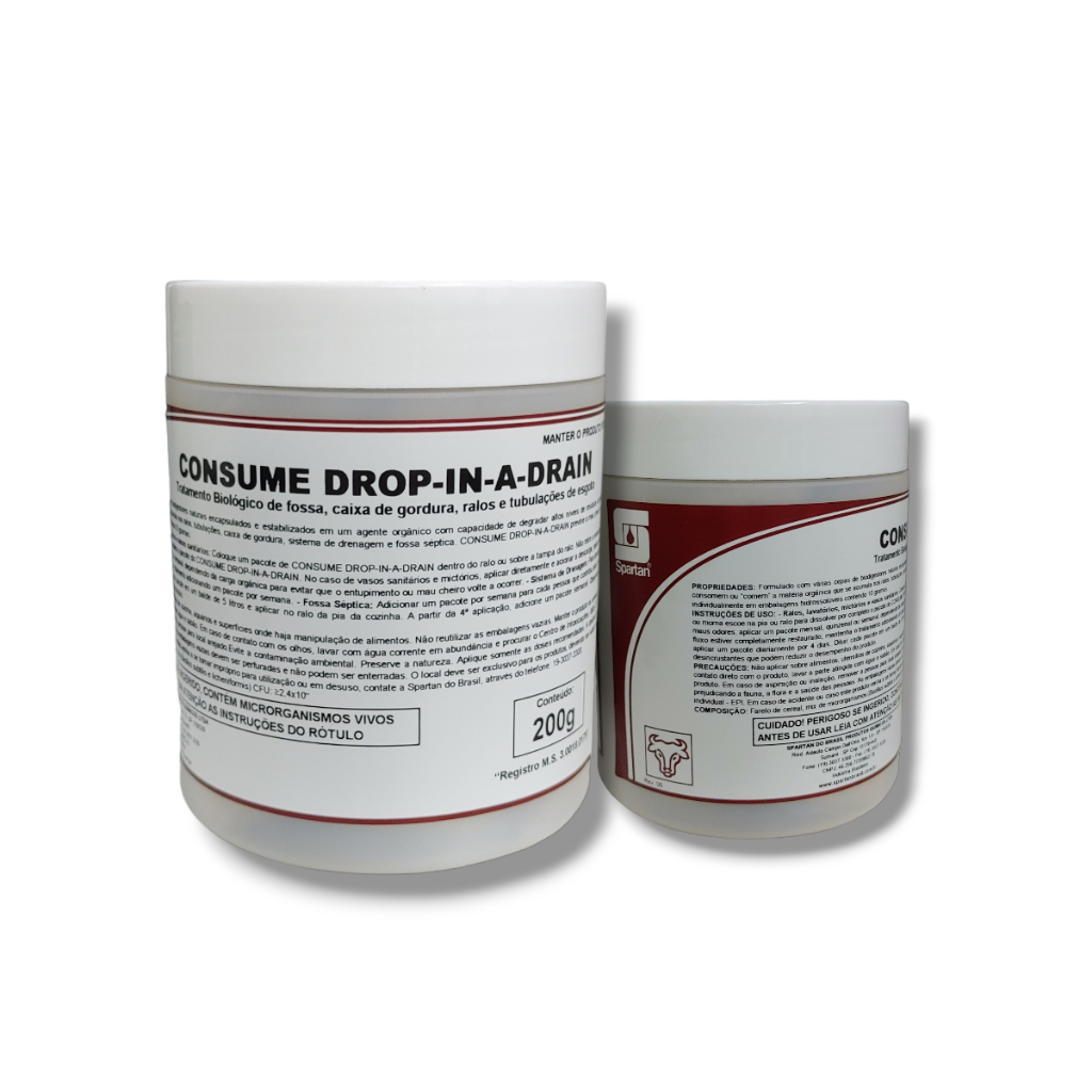Consume Drop-in-a-drain 200g Spartan | Shopee Brasil