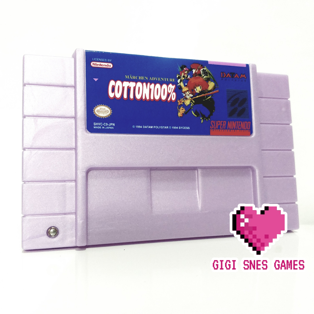 Jogo Marchen Adventure Cotton 100% para Super Nintendo ( SNES / SFC ) | Shopee Brasil