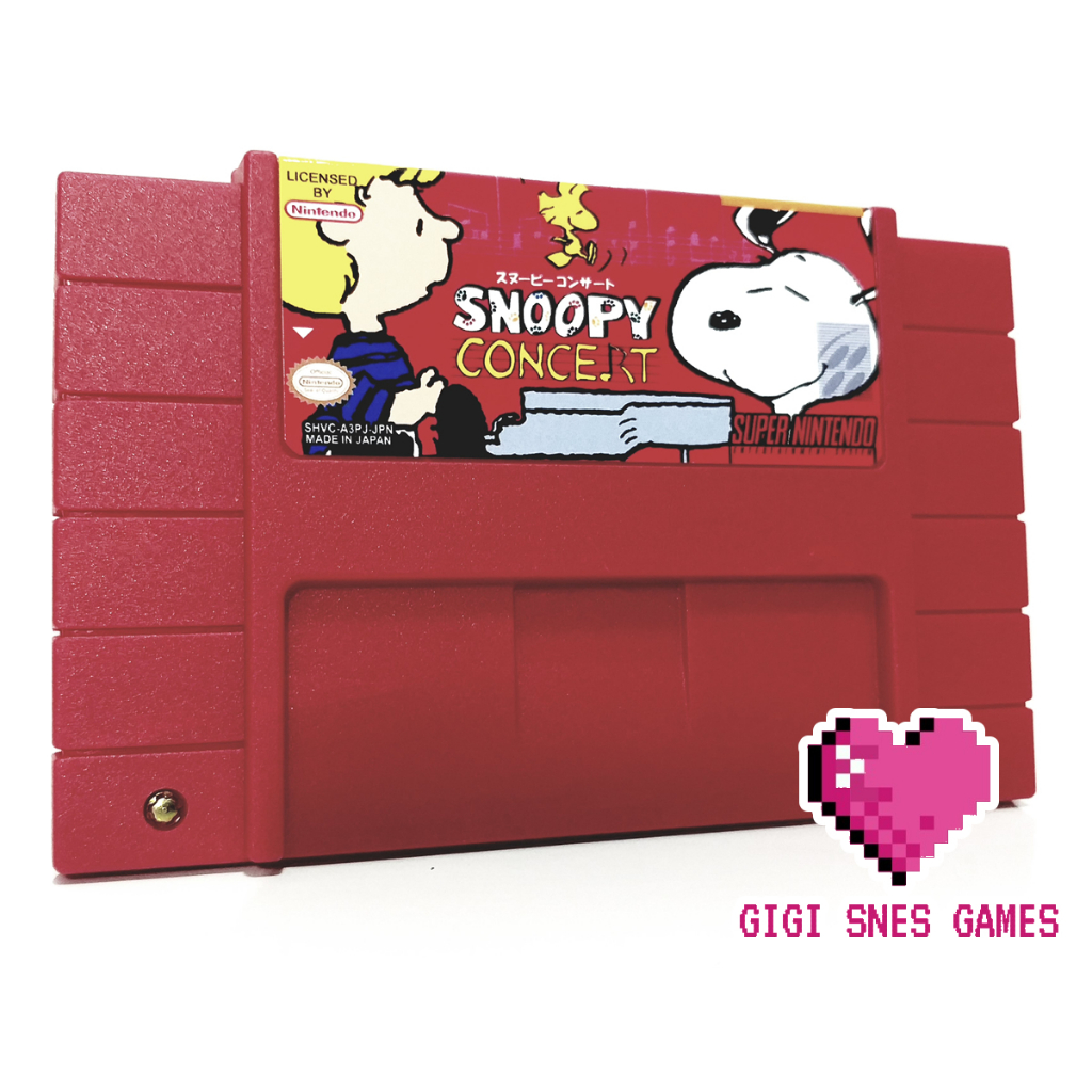 Jogo Snoopy Concert para Super Nintendo ( SNES / SFC ) | Shopee Brasil
