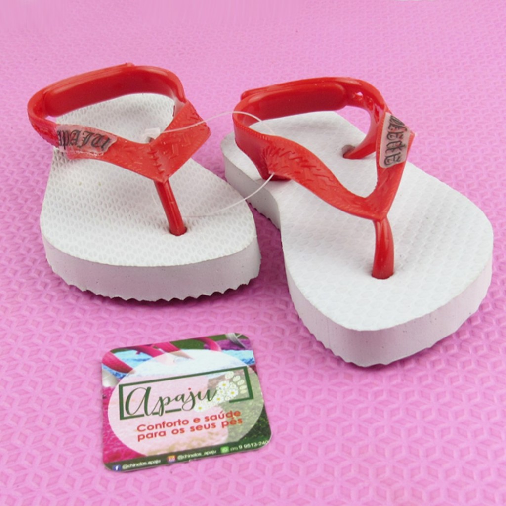 Chinelo infantil de borracha 100% SBR | Shopee Brasil