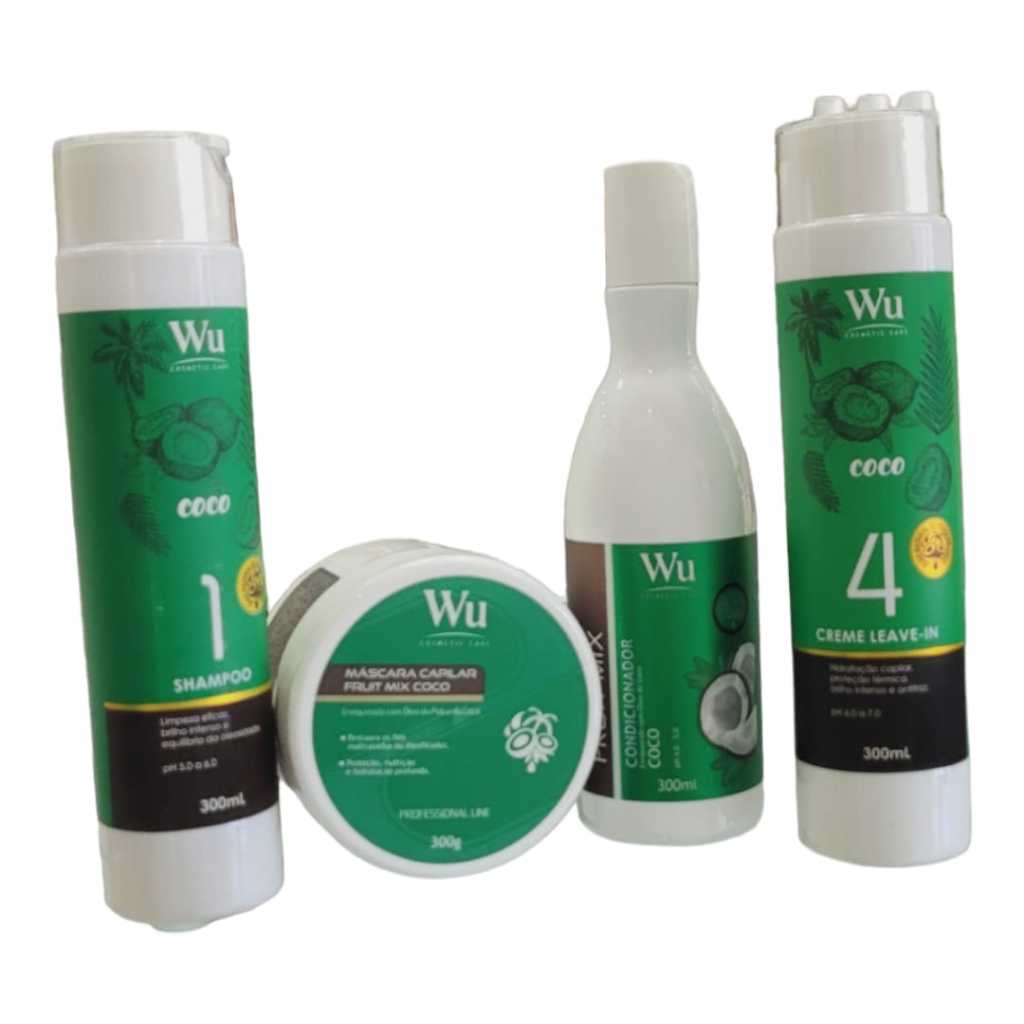 Kit Capilar Fruit Mix Coco Wu 300ml | Shopee Brasil