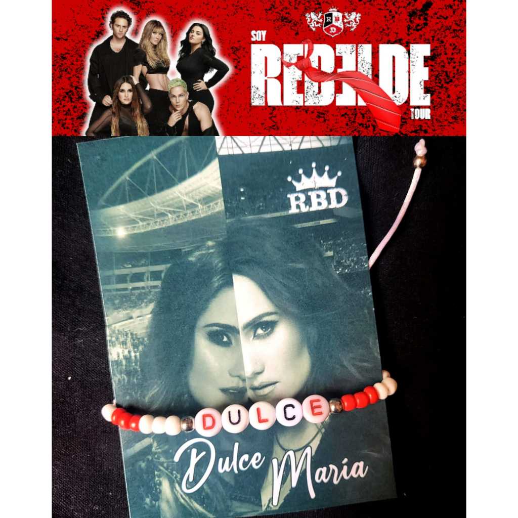 Pulseira RBD Dulce Maria / Roberta | Shopee Brasil