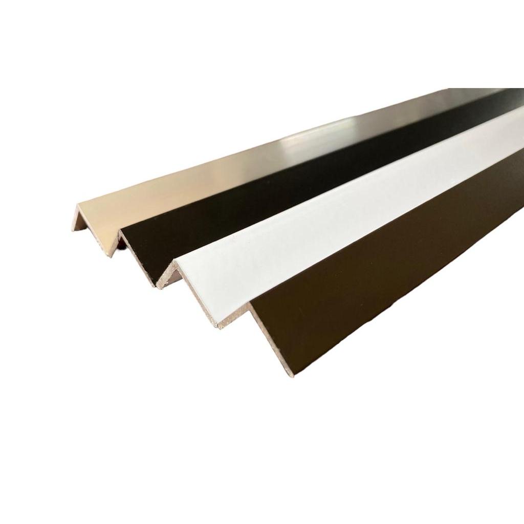 Perfil L Cantoneira de Alumínio 1 Polegada 25x25mm De 1 metro - Faz a Boa!