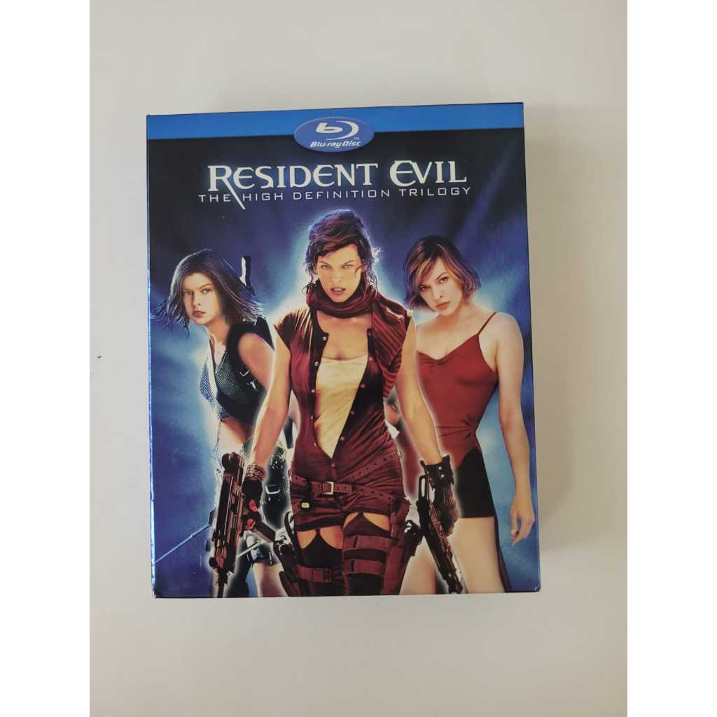 Box Trilogia Resident Evil importado (blu-ray) | Shopee Brasil