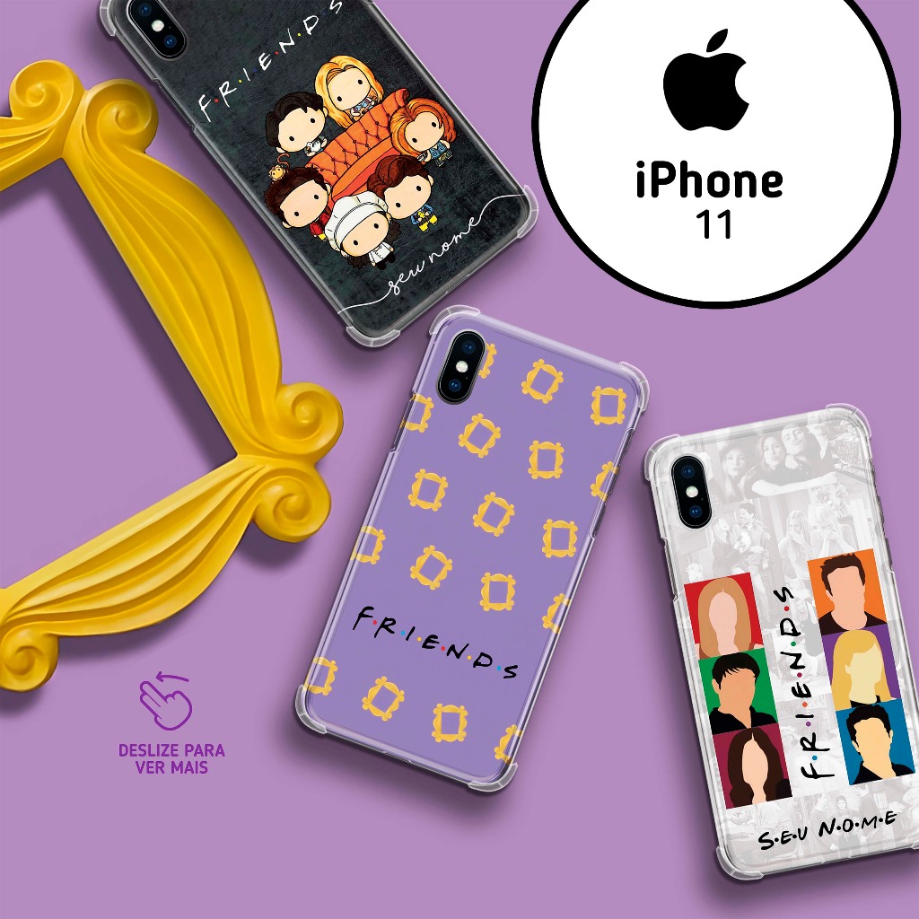 Capa Capinha - iPhone 11 - Personalizada Série Friends | Shopee Brasil