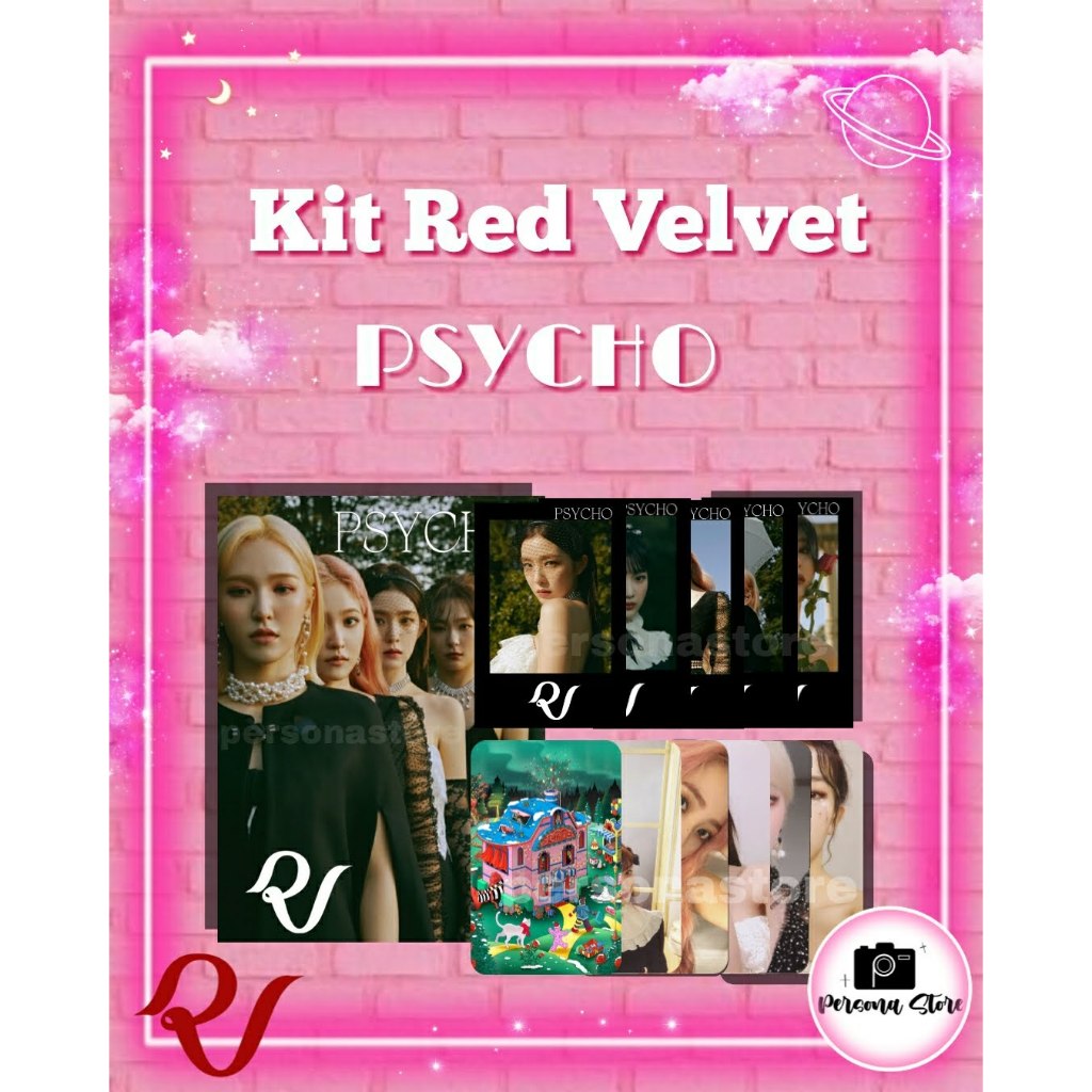 Kit Red Velvet - Psycho | Shopee Brasil