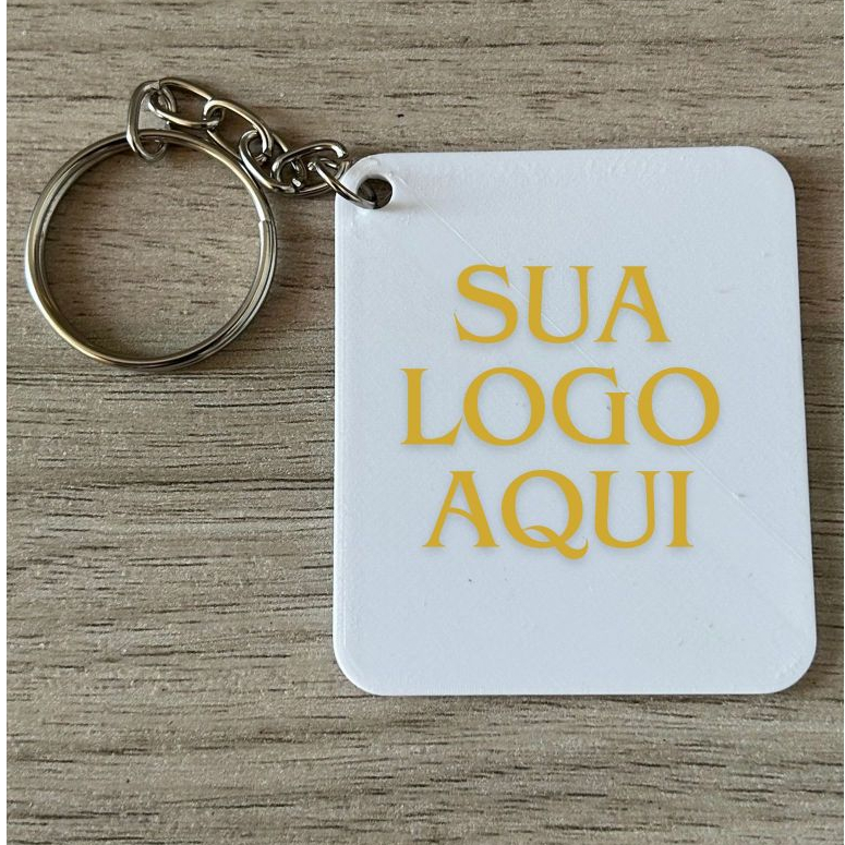 Chaveiro personalizado com sua marca/logo | Shopee Brasil