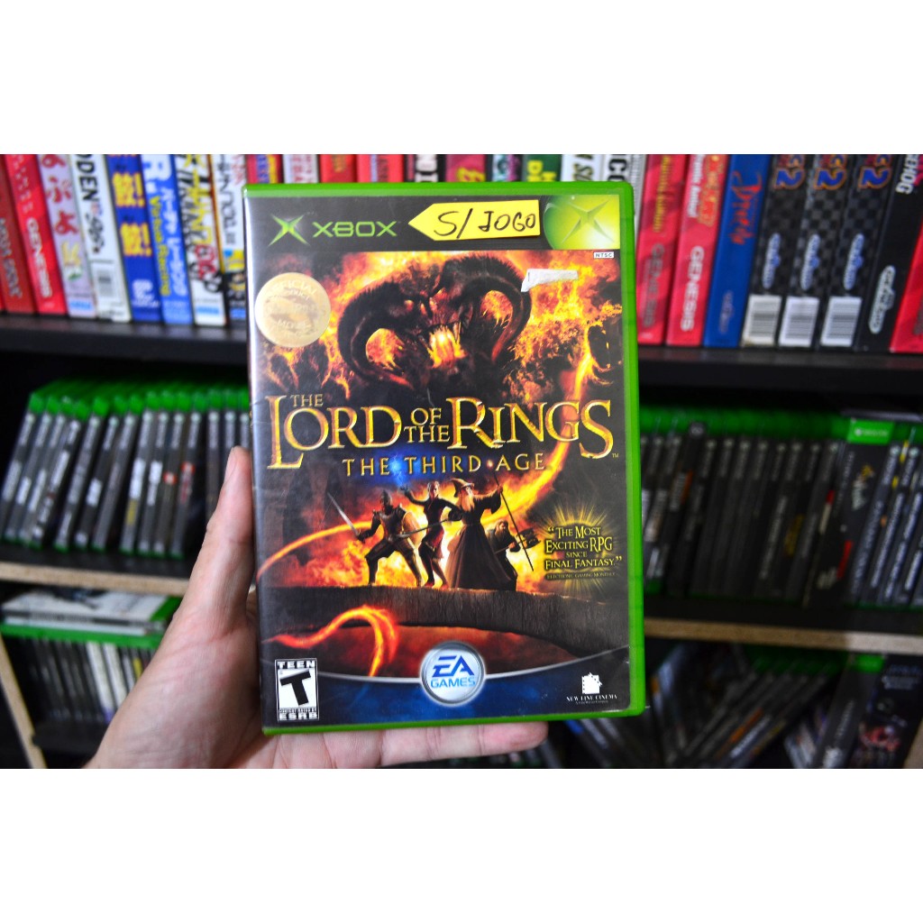 Lord Of The Rings The Third Age ( So a Caixa ) Xbox Classico Original ...