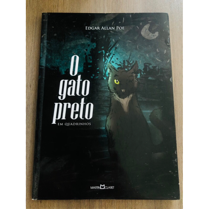 Livro: O Gato Preto Em Quadrinhos - Edgar Allan Poe | Shopee Brasil
