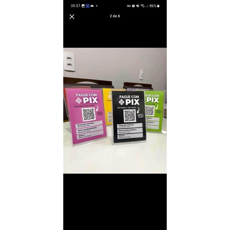 Placas Pix personalizadas | Shopee Brasil
