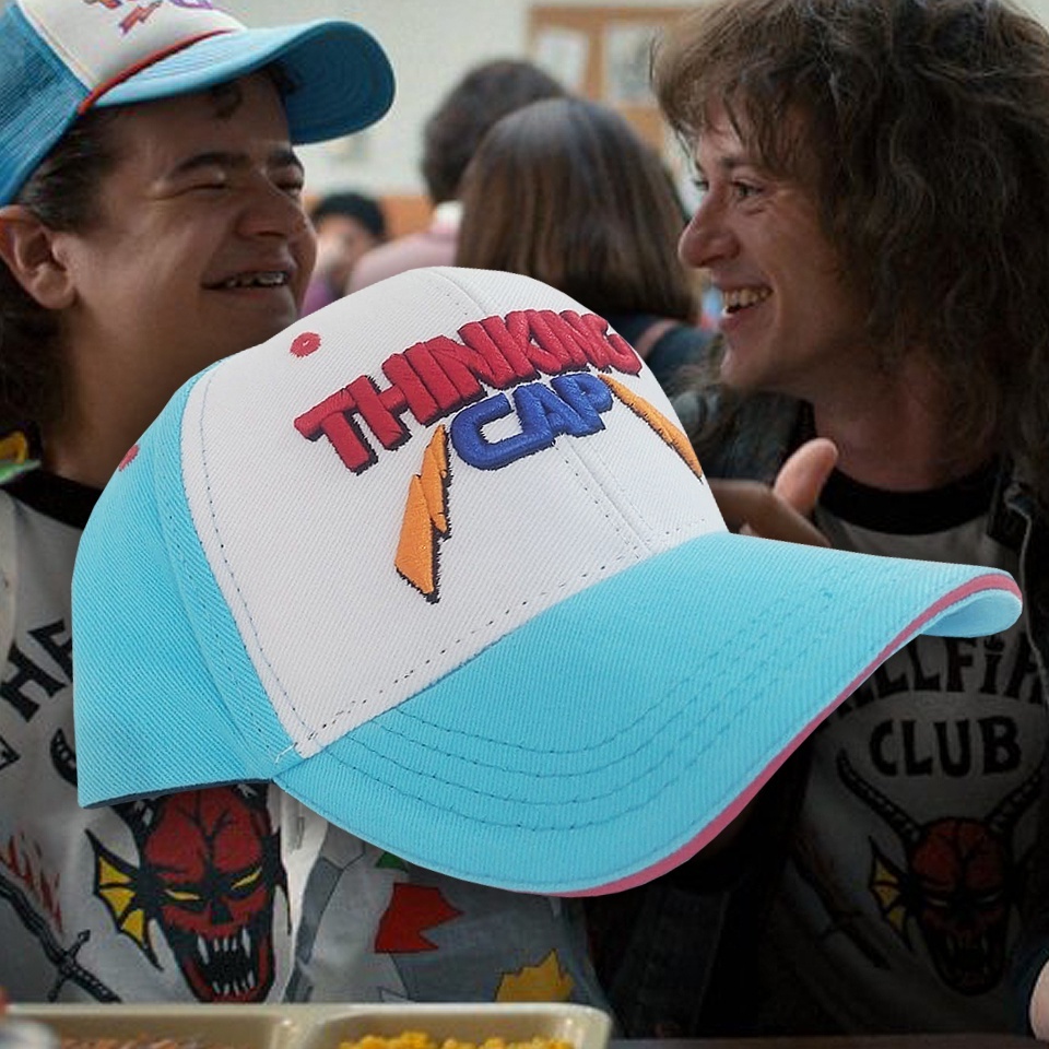 Boné Dustin Stranger Things Thinking Cap Bordado | Shopee Brasil