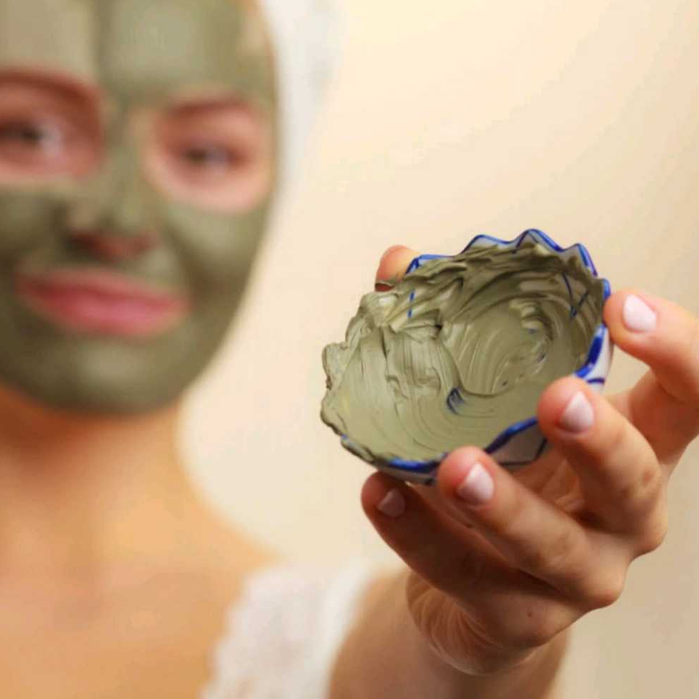 Argila Facial Clareadora Skin Care Para Máscara Tratamento Acne Manchas ...