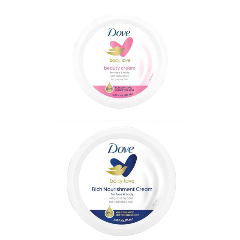 Creme Hidratante (Rosa ou azul) Dove - Importado e Original | Shopee Brasil
