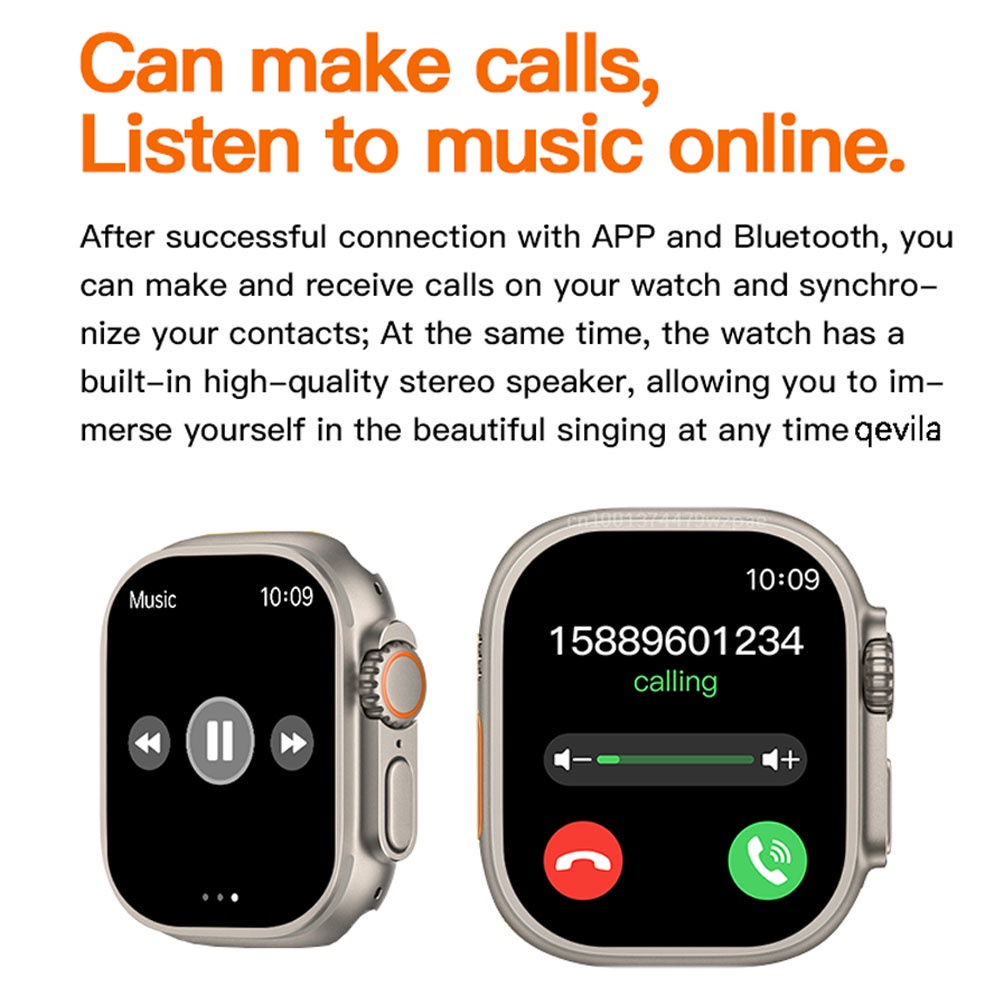 2024 smartwatch 9 pro Série Ultra 9 I9 T900 X8 Watch Bluetooth ...