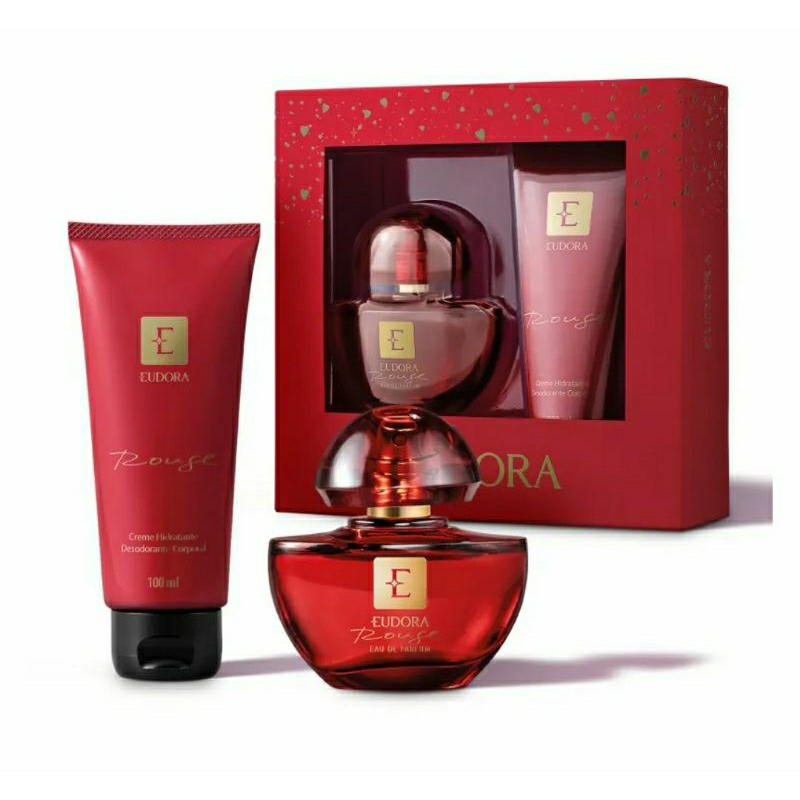 Eudora Rouge: Eau de Parfum 30ml + Creme Hidratante Corporal 100ml ...