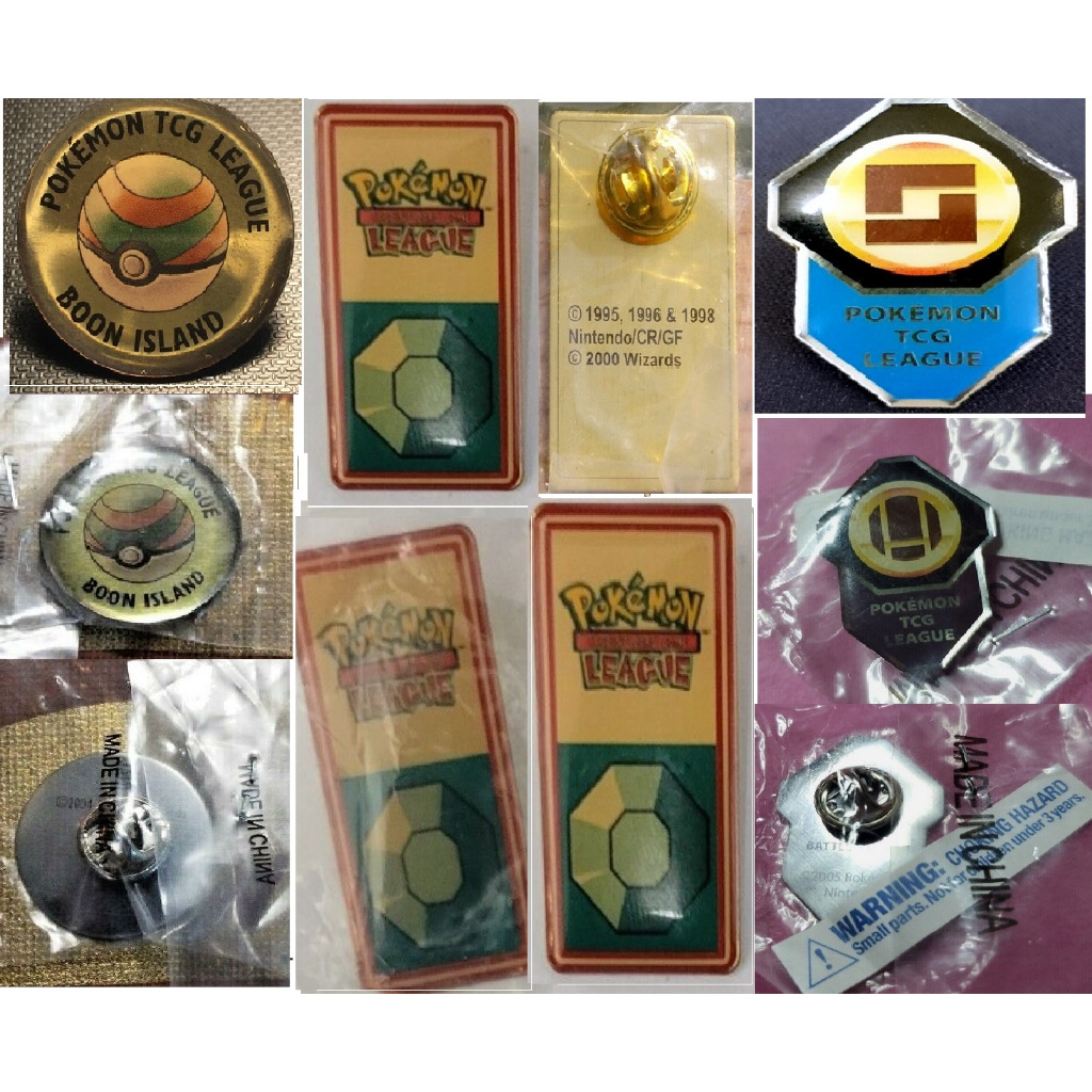 Pokemon Pins Oficiais Pokémon Nintendo Pim em Metal Boulder Badge ...
