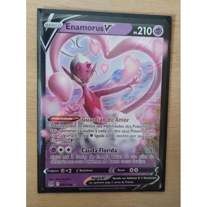 Enamorus V (carta ultra rara lendário brilhante) - Pokémon TCG cards ...