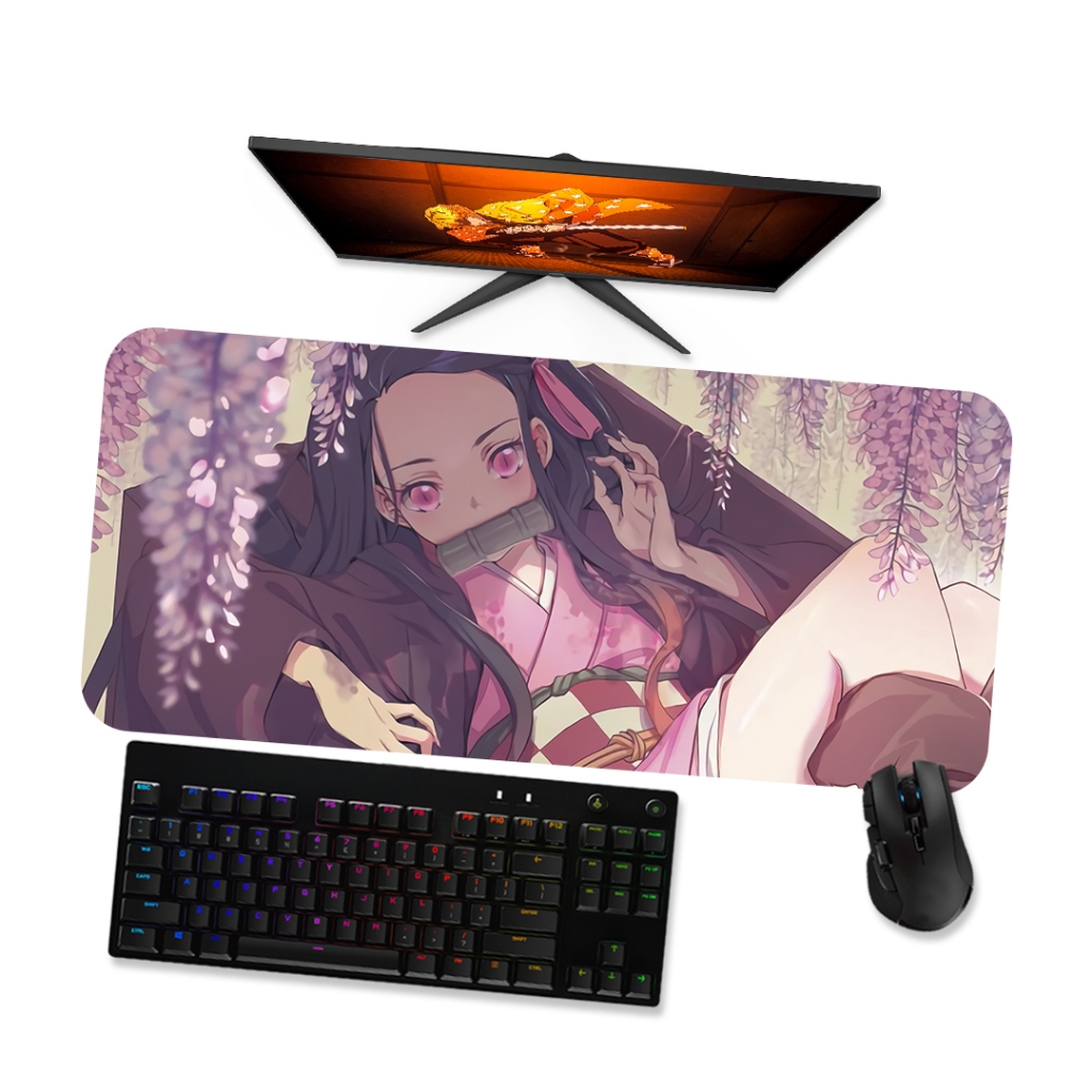 Mouse pad Nezuko Kamado 1 Demon Slayer Anime - Mousepad Gamer 90x40 ...