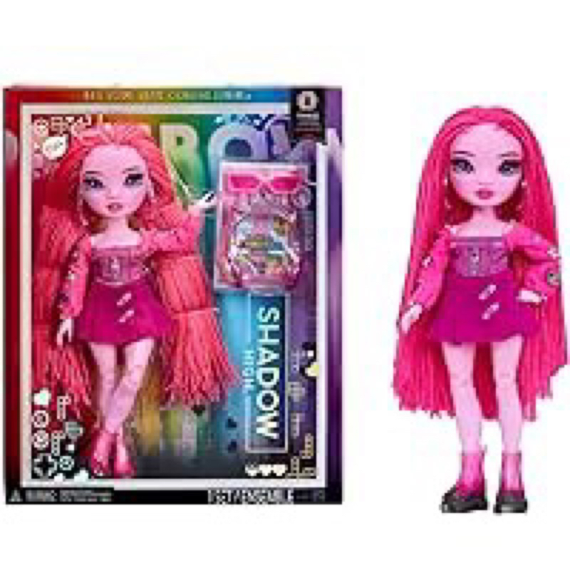 Boneca Rainbow High Shadow High Pinkie - Pink Fashion Doll. | Shopee Brasil