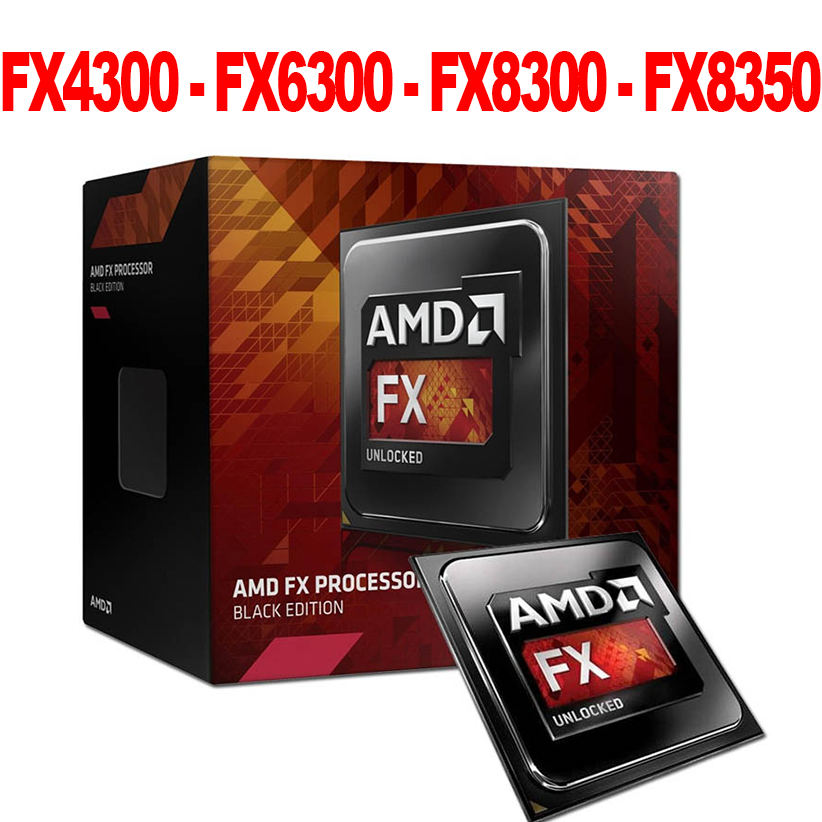 Processador AMD FX6300 FX8300 3.3Ghz Black Edition AM3+ Gamer OEM FX black edition upgrade pc ...