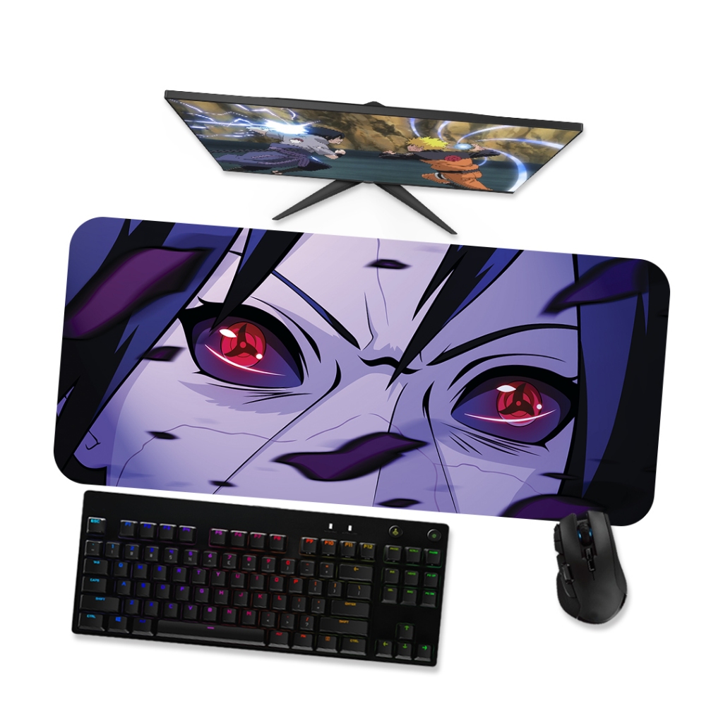 Mouse pad Itachi Uchiha 1 Naruto Anime - Mousepad Gamer 90x40 80x40 ...
