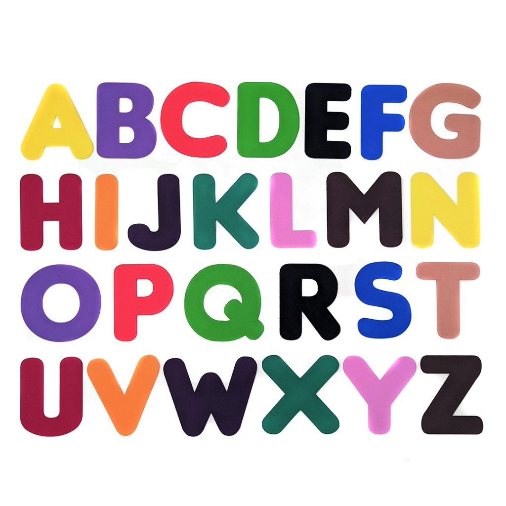 LETRAS em EVA alfabeto 26 Letras Grande 11 cm | Shopee Brasil