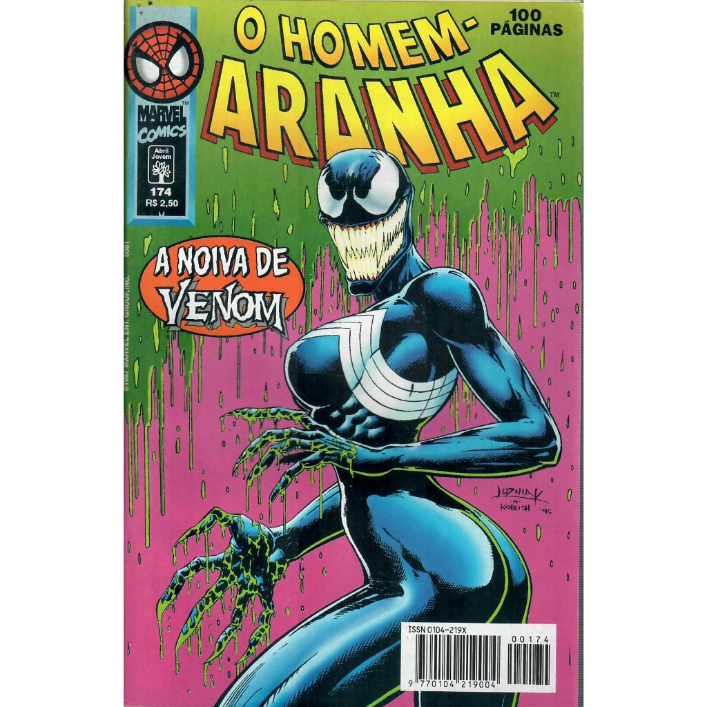 Homem-Aranha 1ª Série - n° 174 (12/1997) Editora Abril - Formatinho Capa Comum | Shopee Brasil