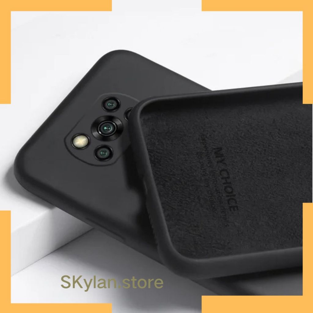 Capa case Aveludado Soft TPU Liquid Silicone comaptivel Xiaomi Mi 8 Lite/Poco X3/Poco M3/Poco X3 ...