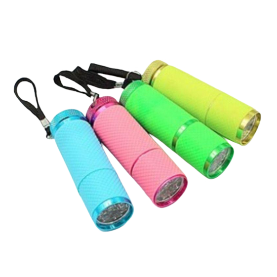 Mini Lanterna Portátil colorida Led Ultra Violeta Seca Unha Gel Uv OFERTA | Shopee Brasil