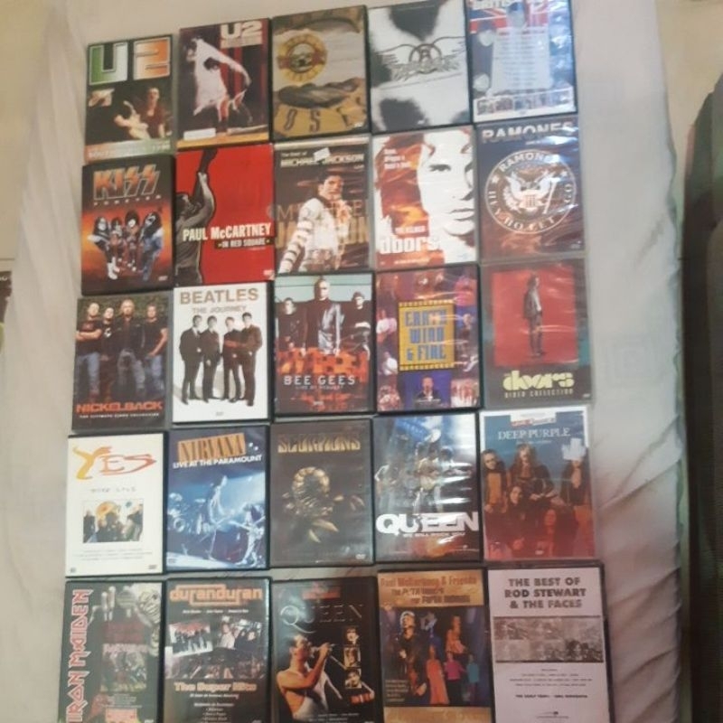 dvd rock internacional(u2,beatles,Ramones,Nirvana,etc..) | Shopee Brasil