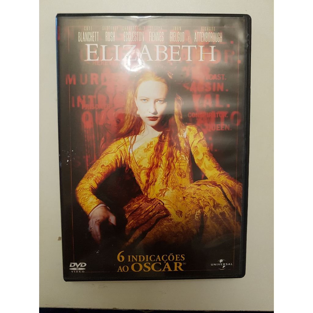Elizabeth - DVD original | Shopee Brasil