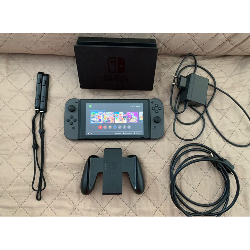 Nintendo Switch V1 Desbloqueado | Shopee Brasil😌 Sinta a força do jogo LDU