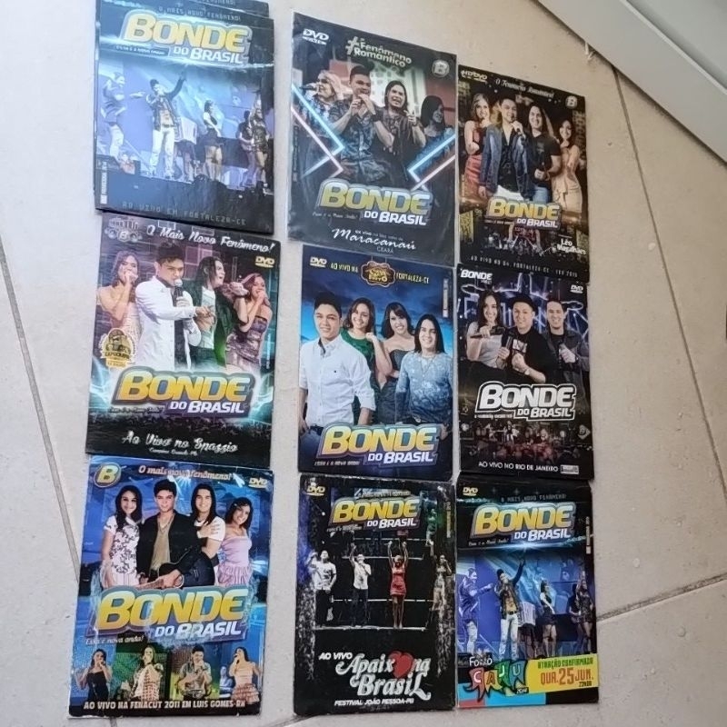 dvd bonde do Brasil(lote 9 dvds ) | Shopee Brasil
