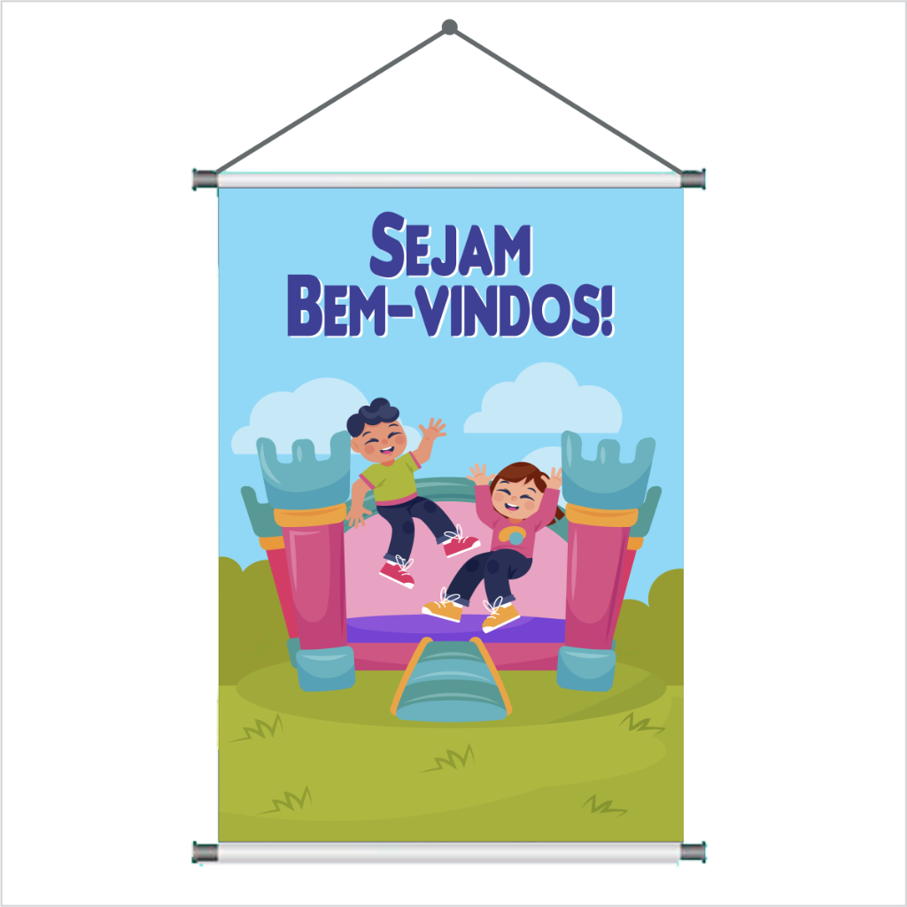 Banner Pedagógico Sejam Bem-Vindos | Shopee Brasil