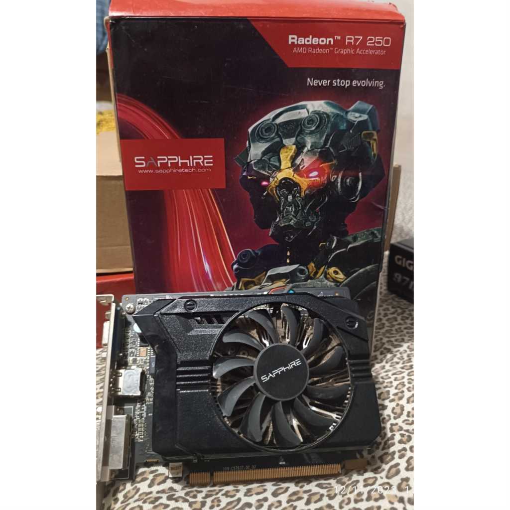 Placa de Vídeo Sapphire Radeon R7 250 1GB GDDR3 128-bit PCI Express 3.0 ...