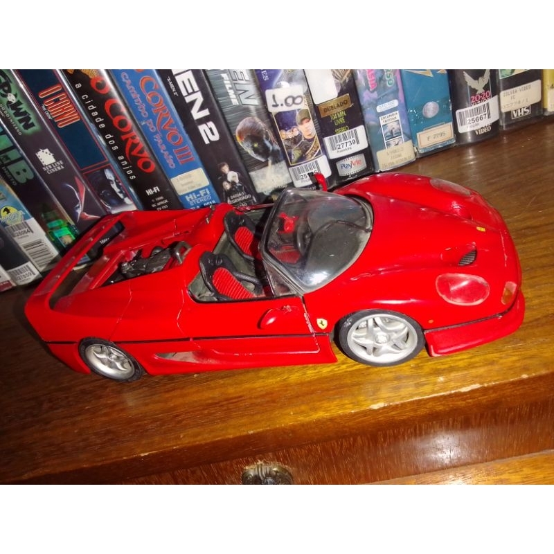 Miniatura Ferrari F50 1/18 shell maisto | Shopee Brasil