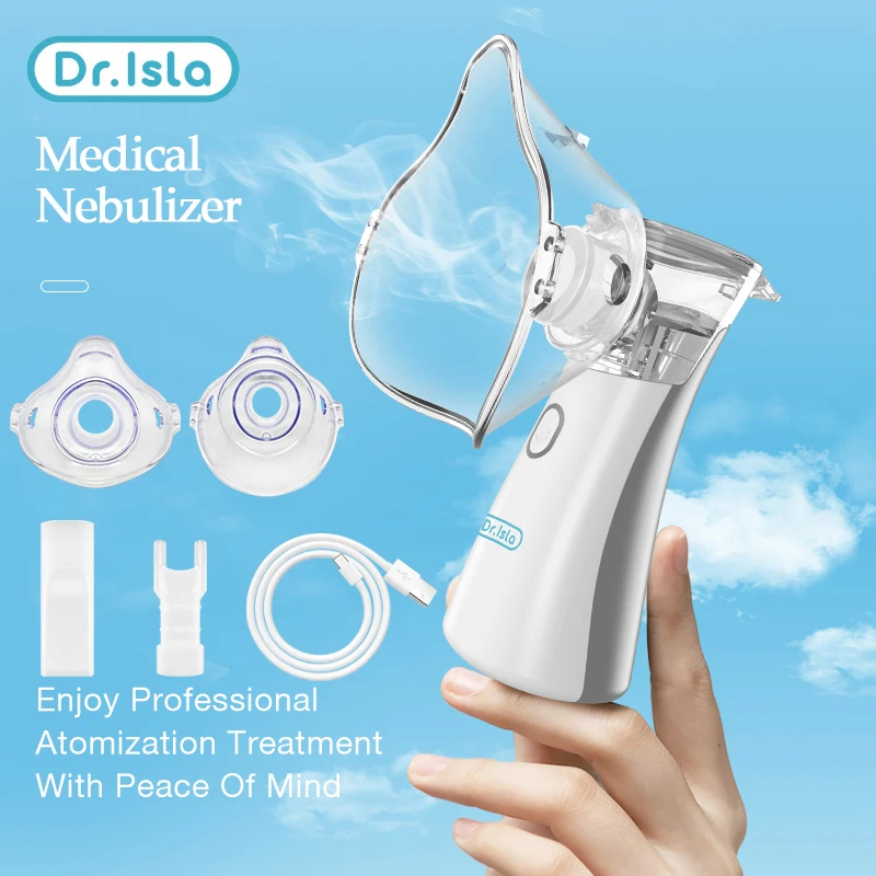 Nebulizador Inalador Ultrassônico Portátil A Pilha E Bivolt Adulto e ...