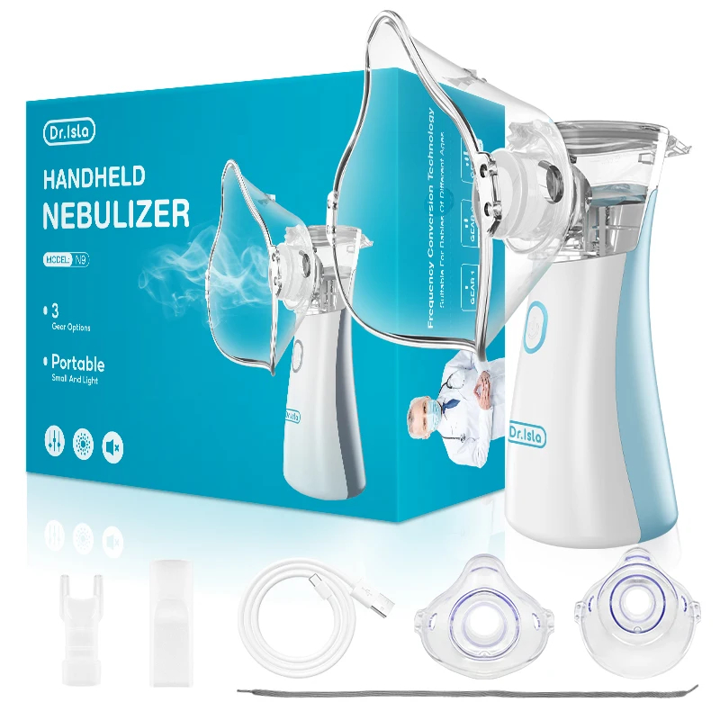 Nebulizador Inalador Ultrassônico Portátil A Pilha E Bivolt Adulto e ...