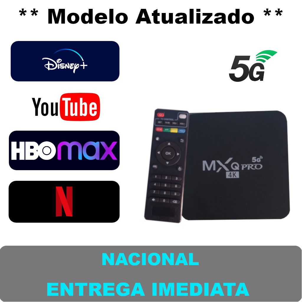 Conversor Smart Tv 4K 5G, Modelo Atualizado 2024, Envio Imediato ...