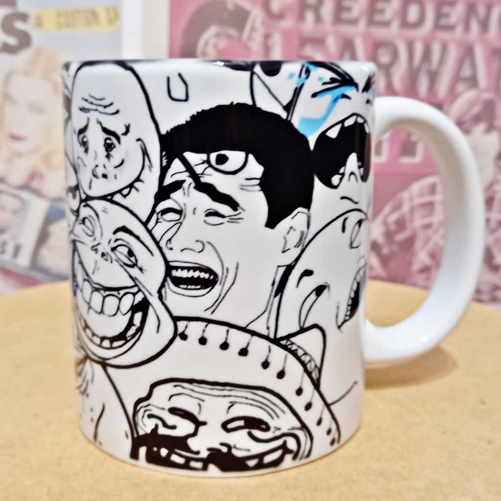 Caneca Trollface Memes Vintage 325ml | Shopee Brasil