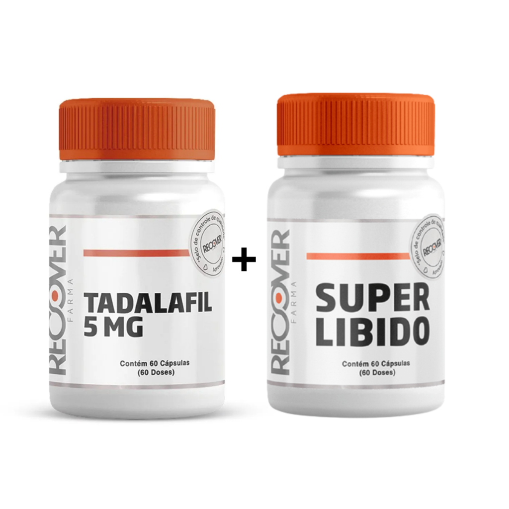 Kit SUPER LIBIDO 60 doses + TD 5mg 60 Doses - Aumento de Energia e ...