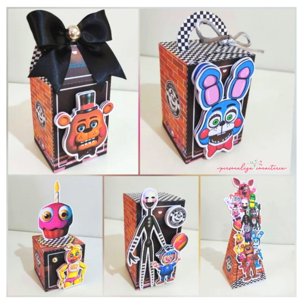 Kit festa Animatronics personalizada [15 itens] | Shopee Brasil