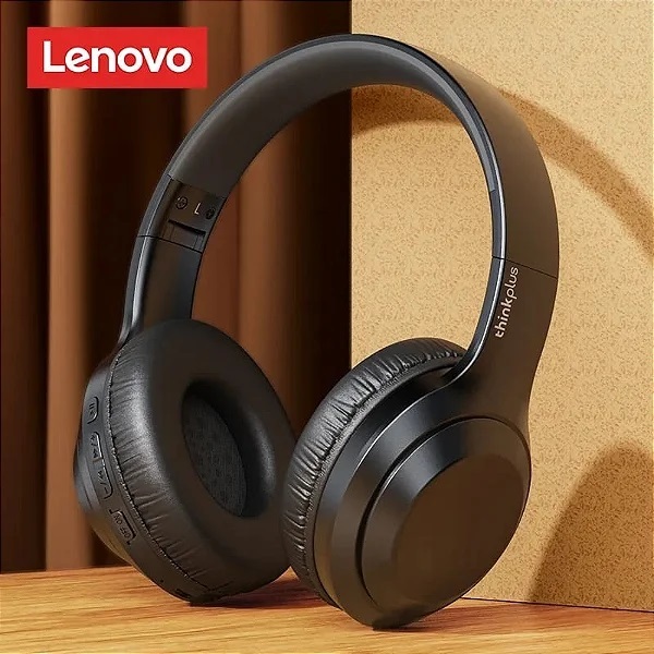 Fone De Ouvido Lenovo Thinkplus TH30, Bluetooth, Com Microfone, Preto ...