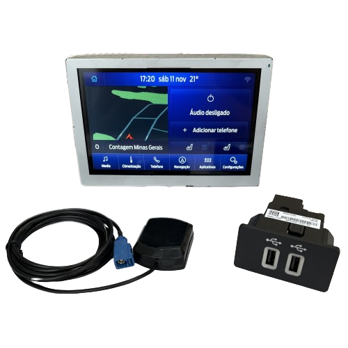 Kit Upgrade Multimídia Sync 2 para Sync 3 New Fiesta Sedan Titanium Plus | Shopee Brasil